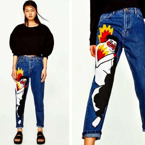 Zara | Jeans | Killer Desingzara Trf Oil On Denim Collection Jeans By ...